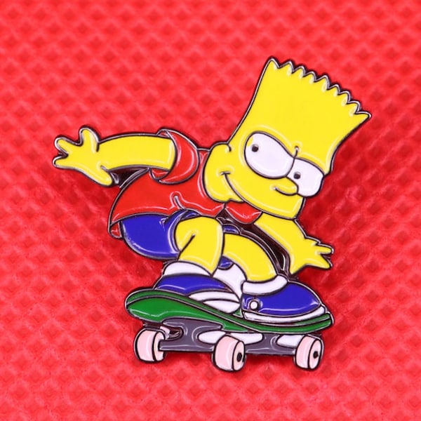 Bart Simpson Pin - Etsy