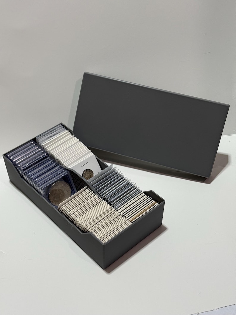 3D Printed Coin Flip Storage Box: Stackable 2x2 Organizer - Etsy UK