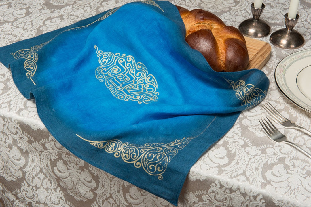 Challah Cover, Hand-dyed, Silkscreened - Etsy