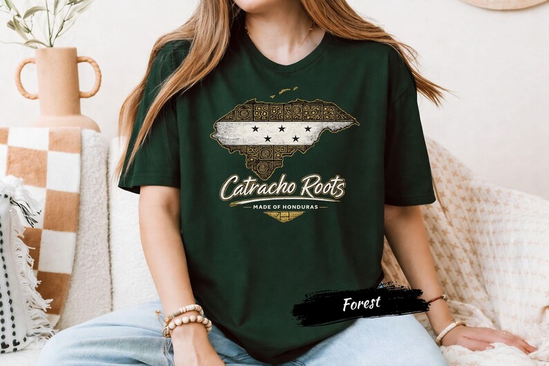 Honduras Map Shirt, Mayan Glyph Heritage, Catracho Roots Tee, Honduran ...