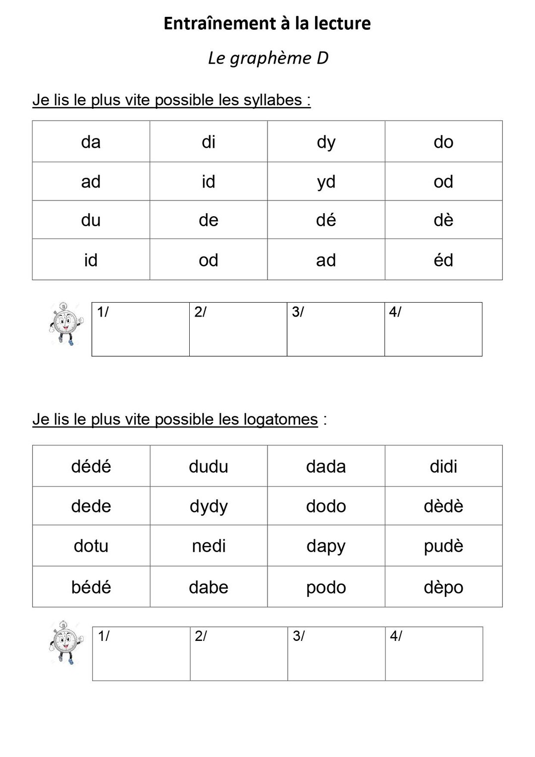 Simple Grapheme Reading Ranges, CP Level (pack With All Simple ...