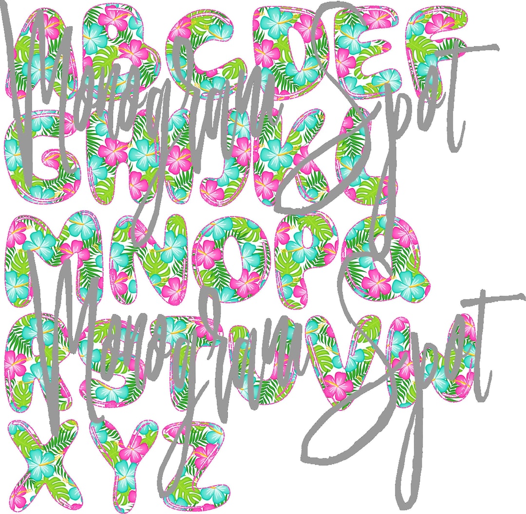 Doodle Alphabet for Sublimation|png and SVG Instant Download|artwork ...