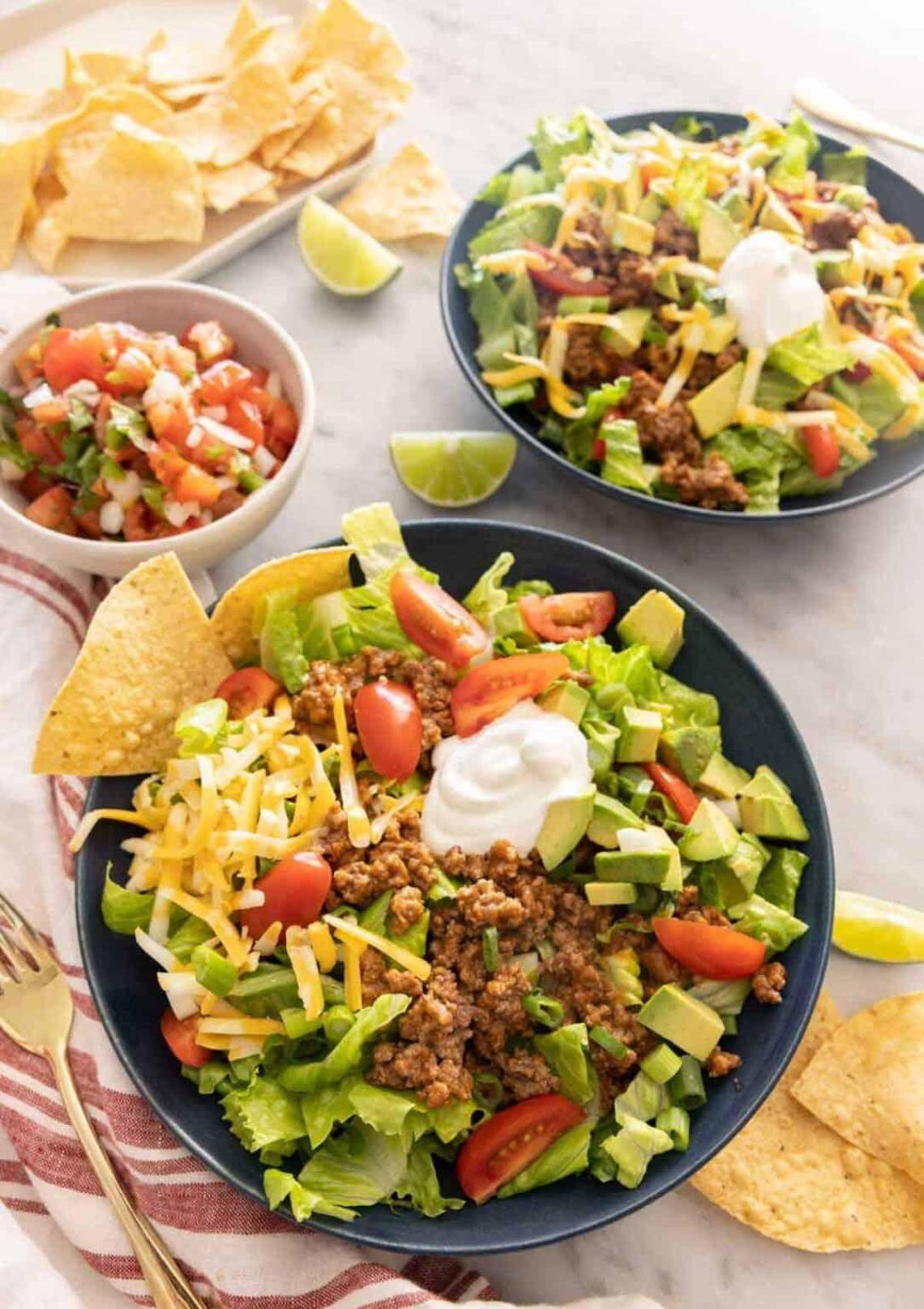 Taco Salad Digital Recipe Printable Recipe Instant Download PDF Easy ...