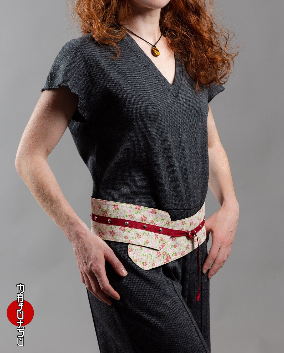 Japanese Wide Belt Sakura Hip Wrap Belt - Etsy