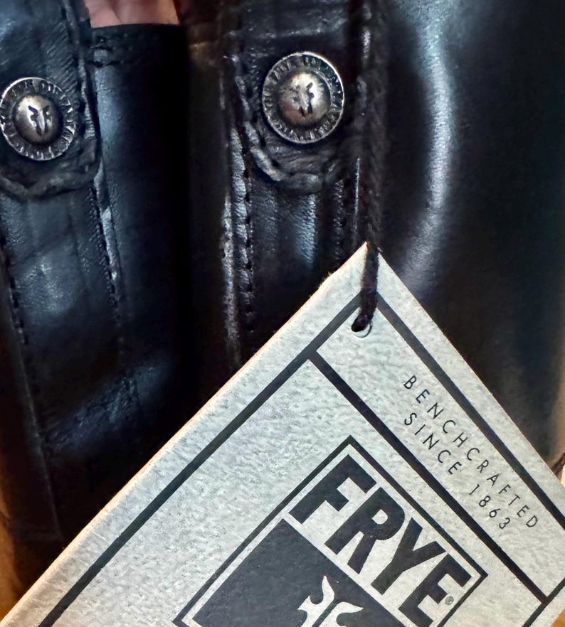 Frye Melissa Harness Tall Boots: Black Leather, Women’s 5.5B (new With ...