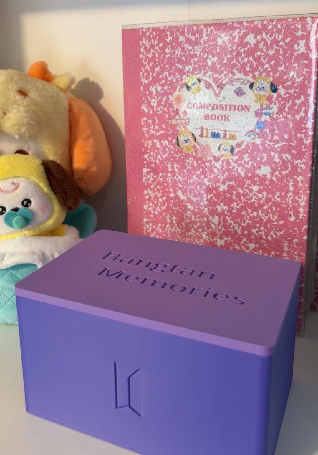 BTS Bangtan Memory Box Purple for Events, Tour and Concerts - Etsy