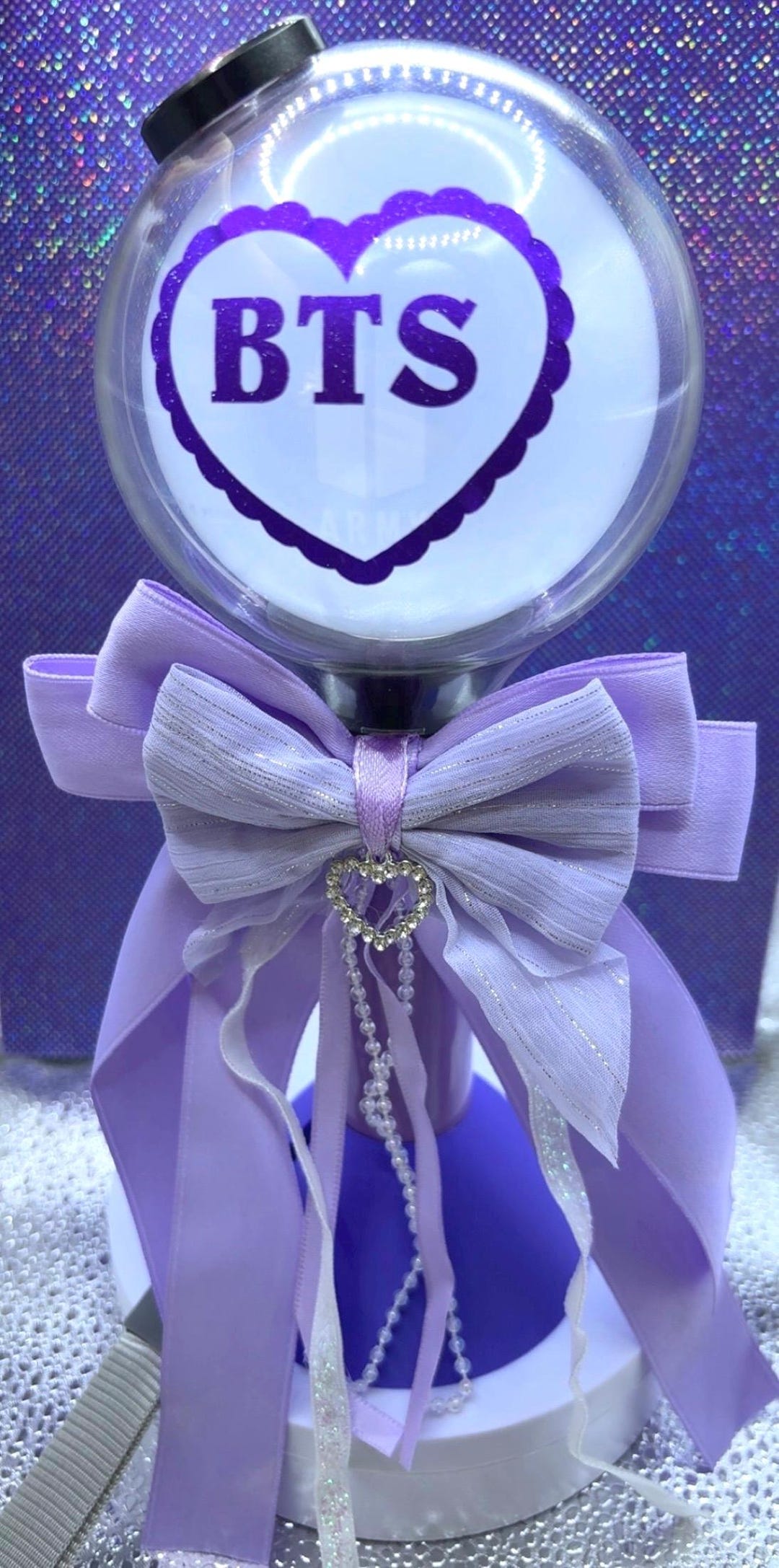BTS Lightstick Army Bomb Ribbon Bow Decoration - Etsy UK
