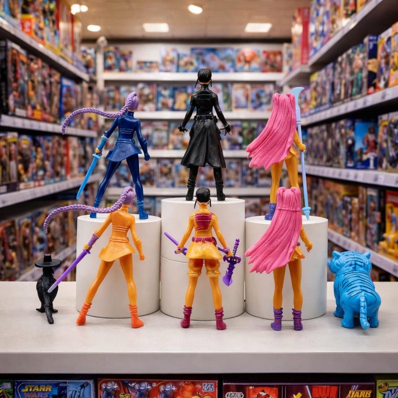 Kpop Demon Hunters Doll Set, Kpop Dolls, Demon Hunter Action Figures ...