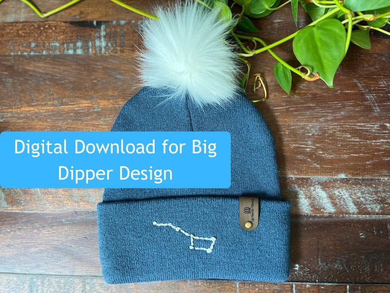 Big Dipper Embroidery Design, DIY Pattern (digital Download) - Etsy