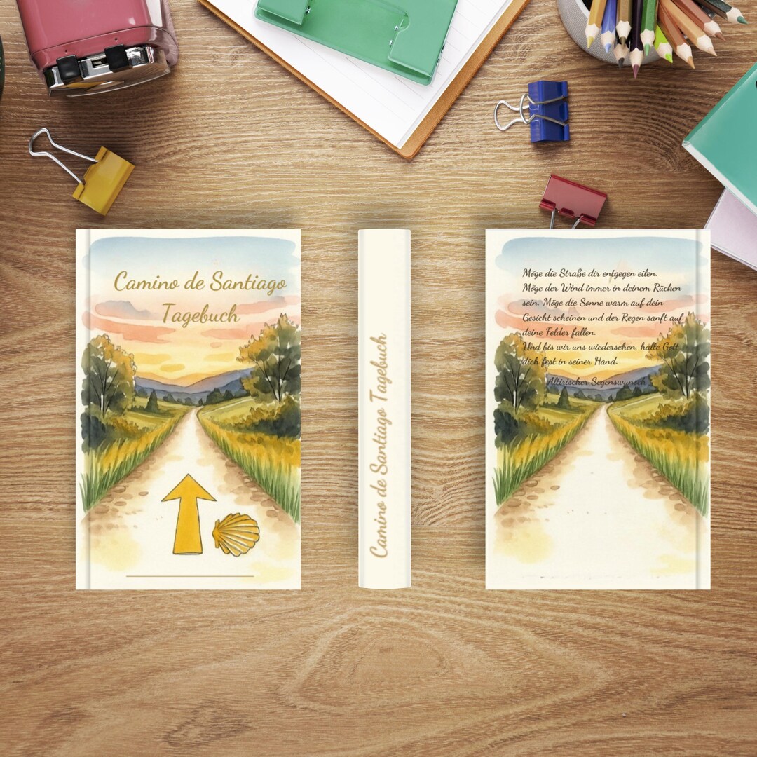 Camino De Santiago Diary for Entering With Packing List, Affirmations ...