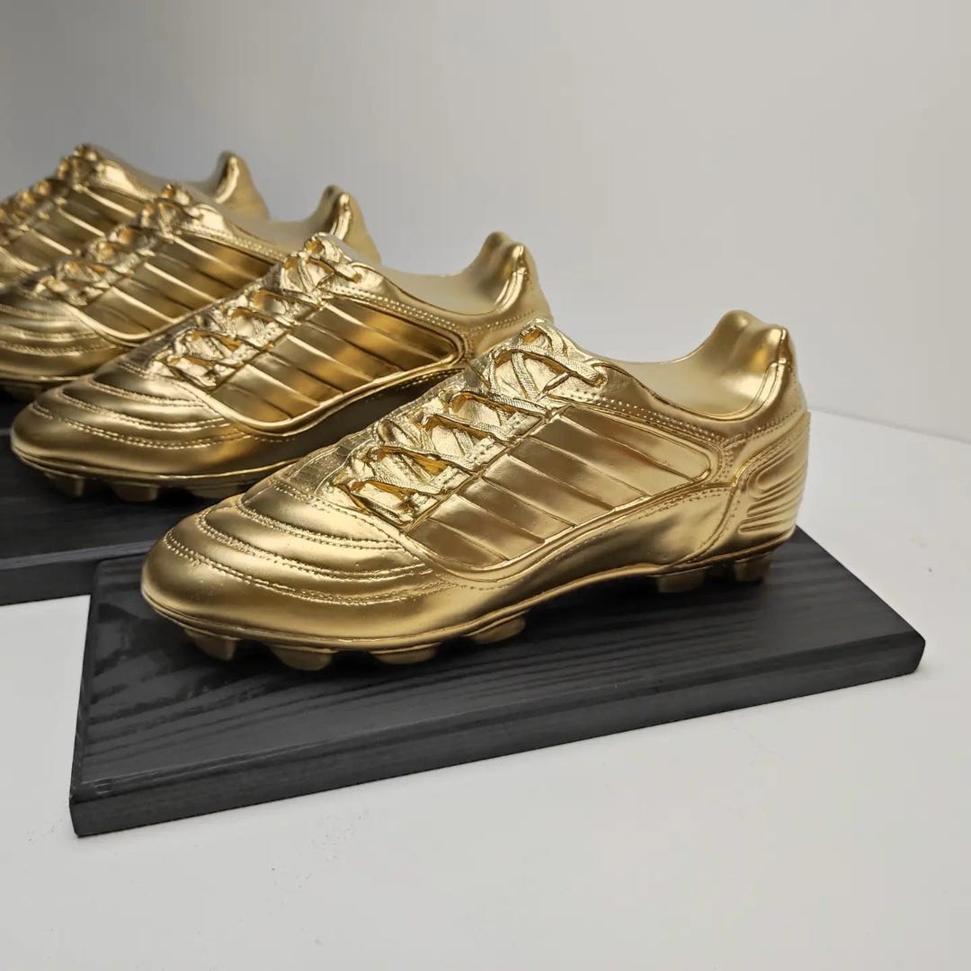 Gold Football Boots Trophy Unique Sports Statuette Custom Souvenir for ...
