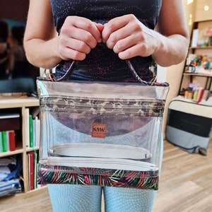 Purse Pattern PDF for Sewing a Clear Stadium Handbag, Designer Bag With ...