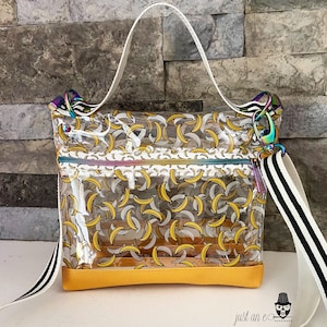 Purse Pattern PDF for Sewing a Clear Stadium Handbag, Designer Bag With ...