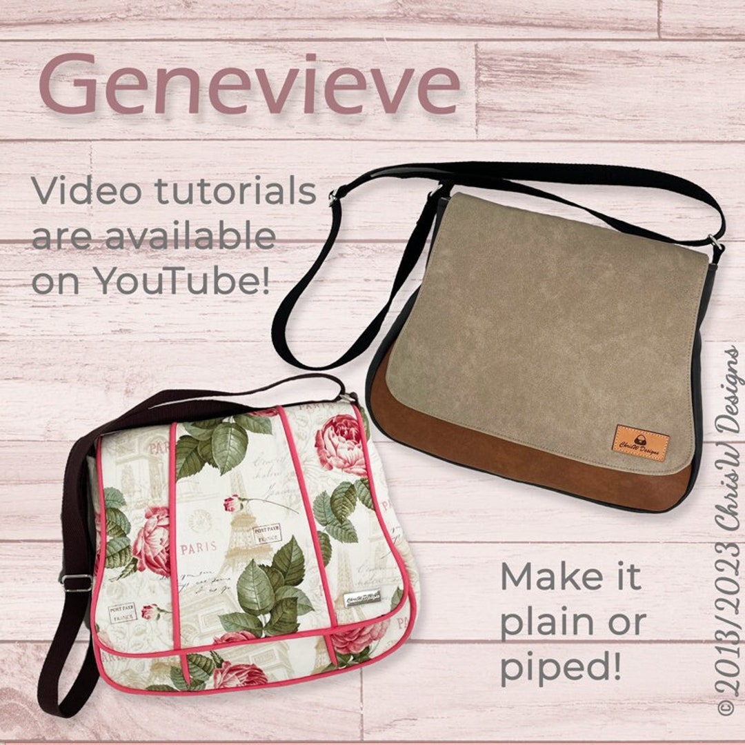 Easy Sew PDF Messenger Bag Pattern With 3 Versions Included in - Etsy