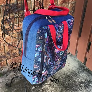 PDF Convertible Bag Sewing Pattern for a Backpack or Crossbody Bag. the ...