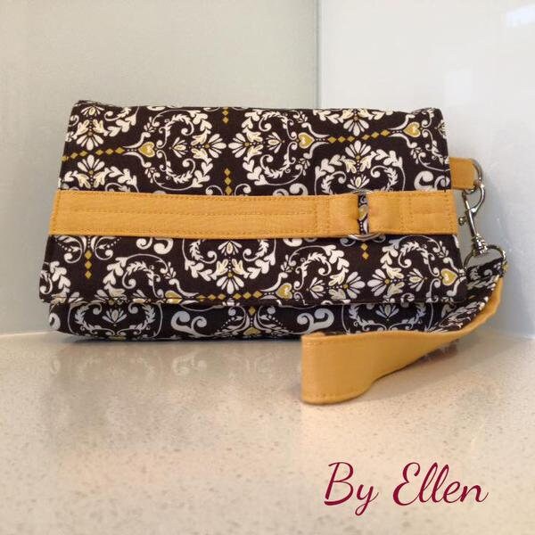 Clutch Wristlet Sewing Pattern Qick and Easy Weekend Sew by Designer ...