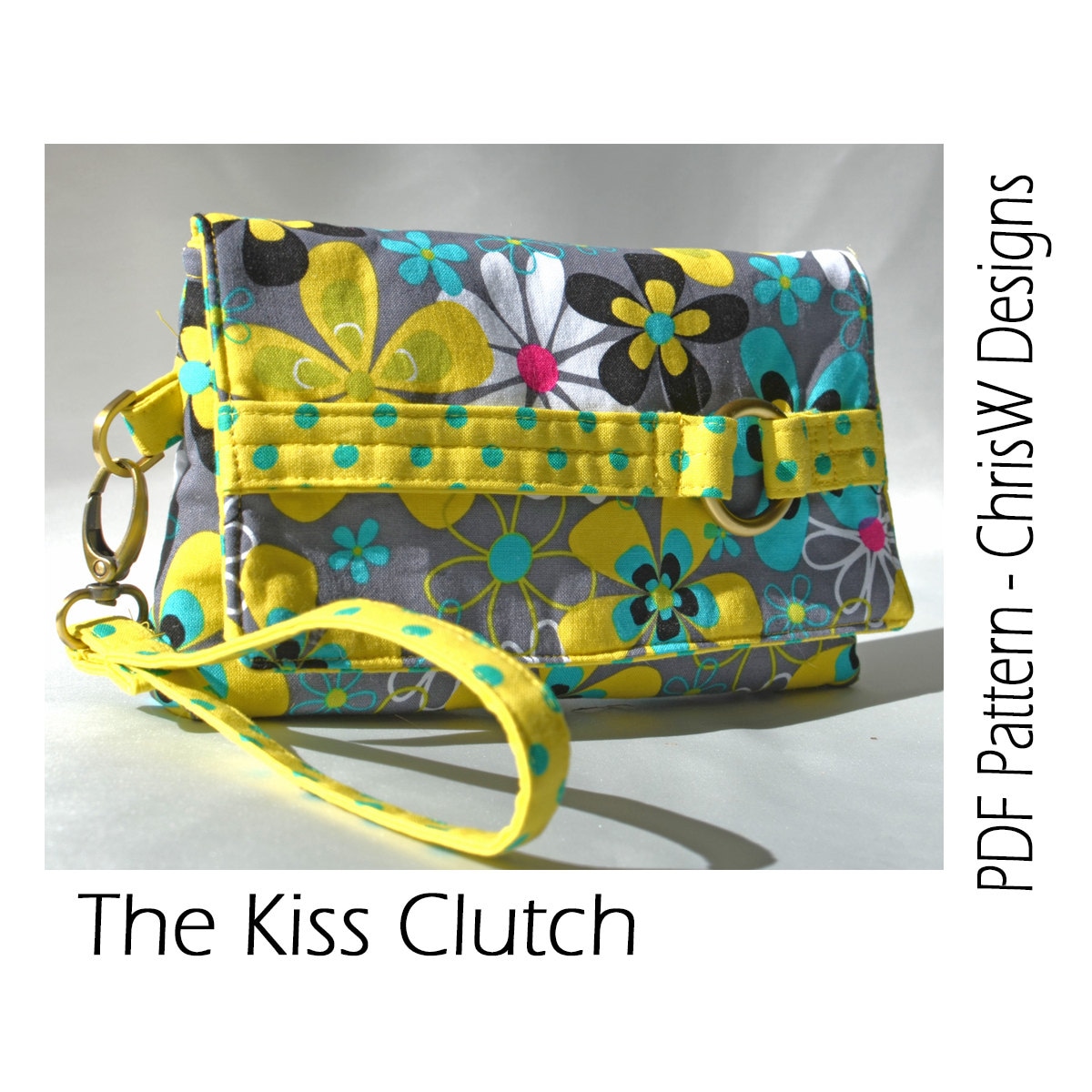 Clutch Wristlet Sewing Pattern Qick and Easy Weekend Sew by Designer ...