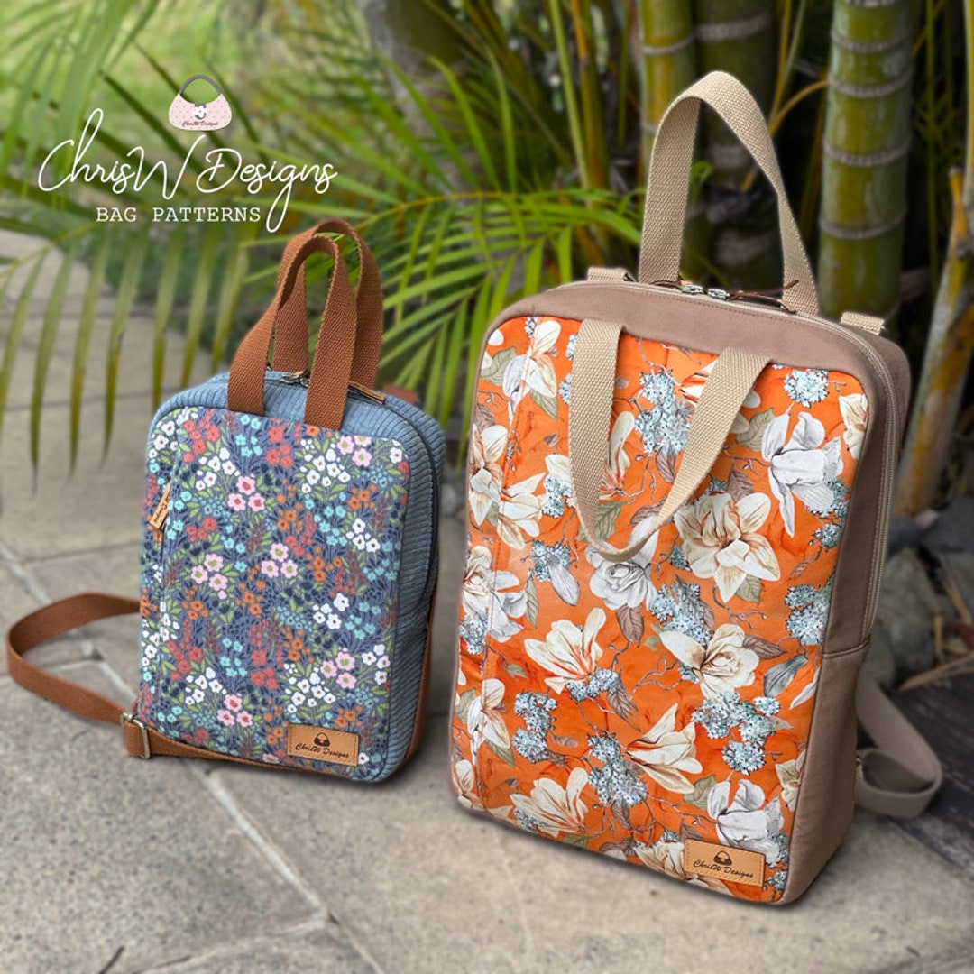 PDF Convertible Bag Sewing Pattern for a Backpack or Crossbody - Etsy