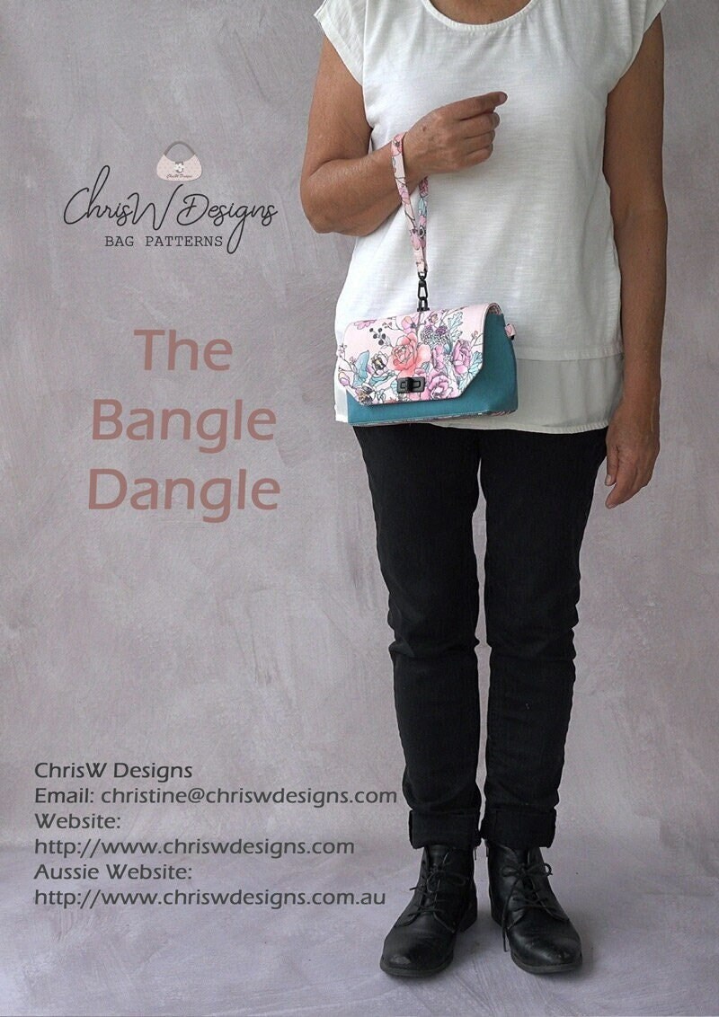 Designer Purse PDF Bag Sewing Pattern - the Bangle Dangle by Chrisw ...