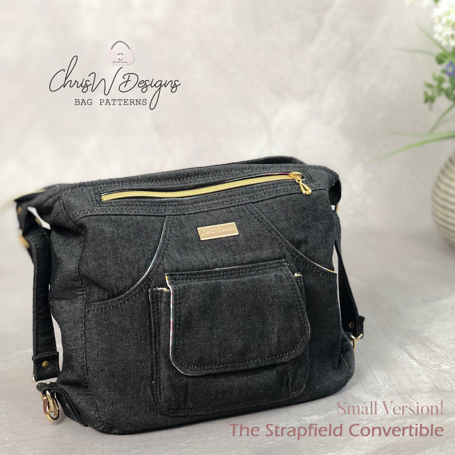 Convertible Backpack Cross Body Shoulder Bag - Converts Three Ways ...