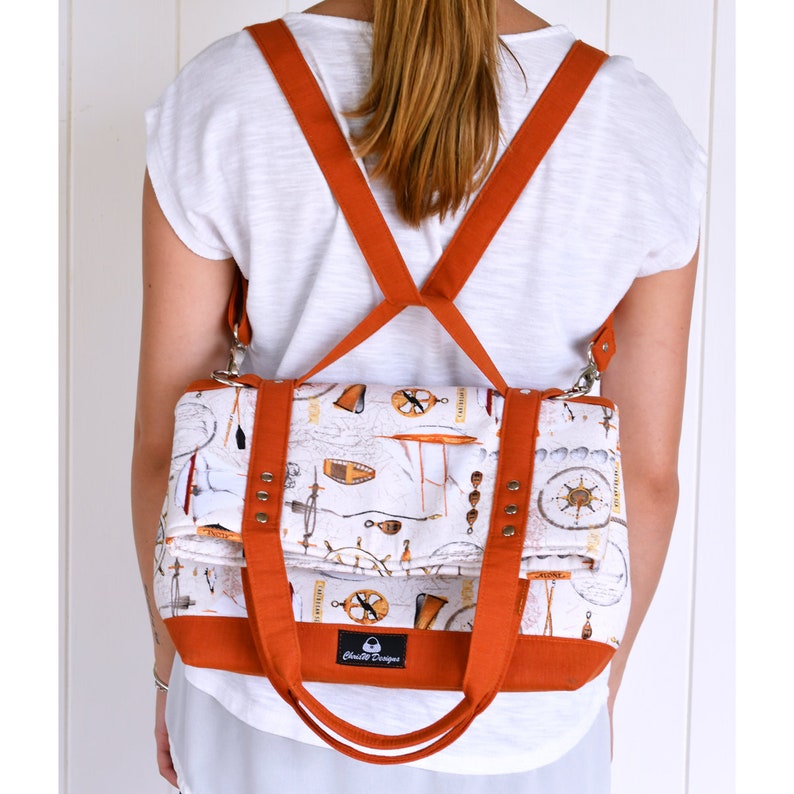 Versatile Convertible Foldover bag Wear it 5 different ways | Etsy