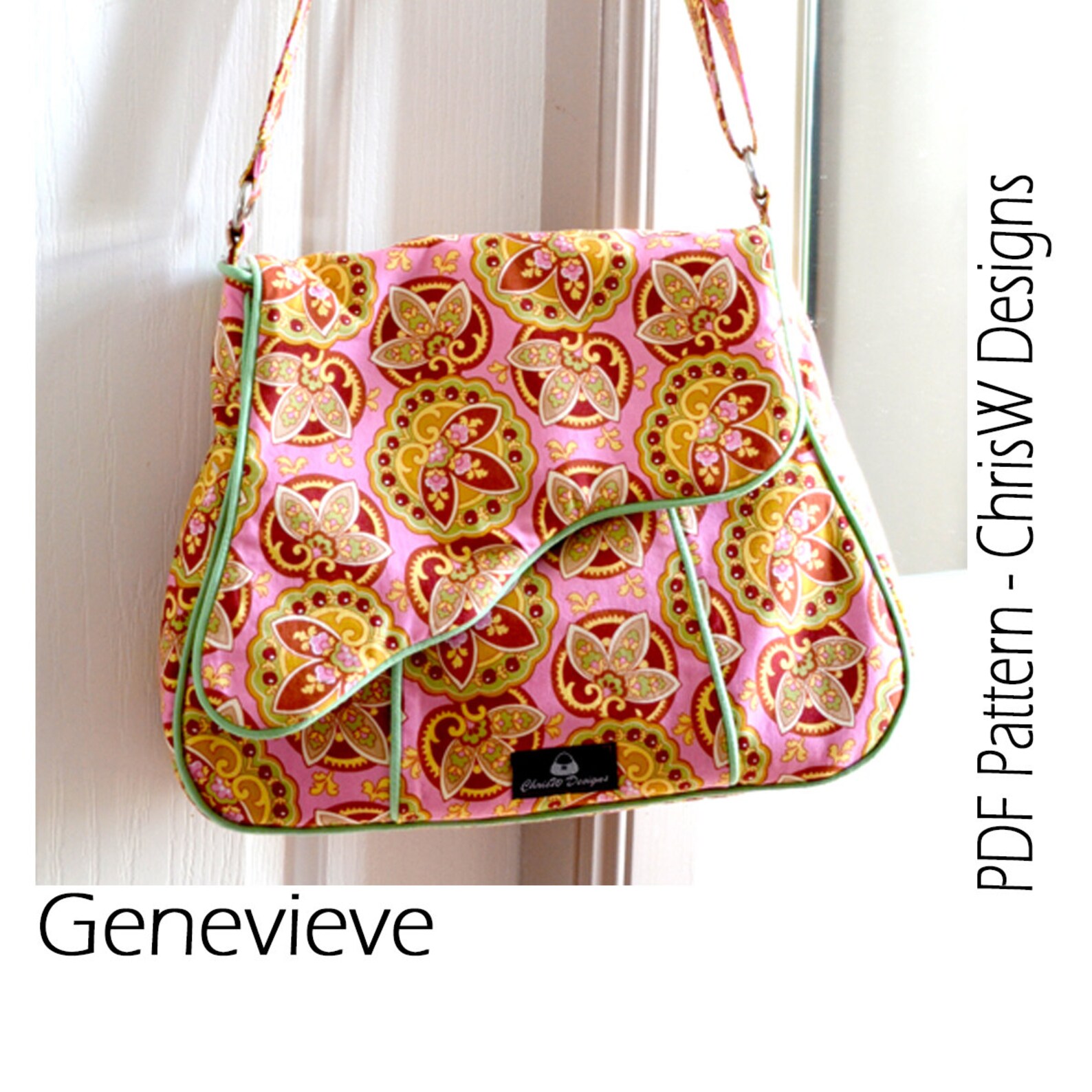 Easy Sew PDF Messenger Bag Pattern With 3 Versions Included in - Etsy