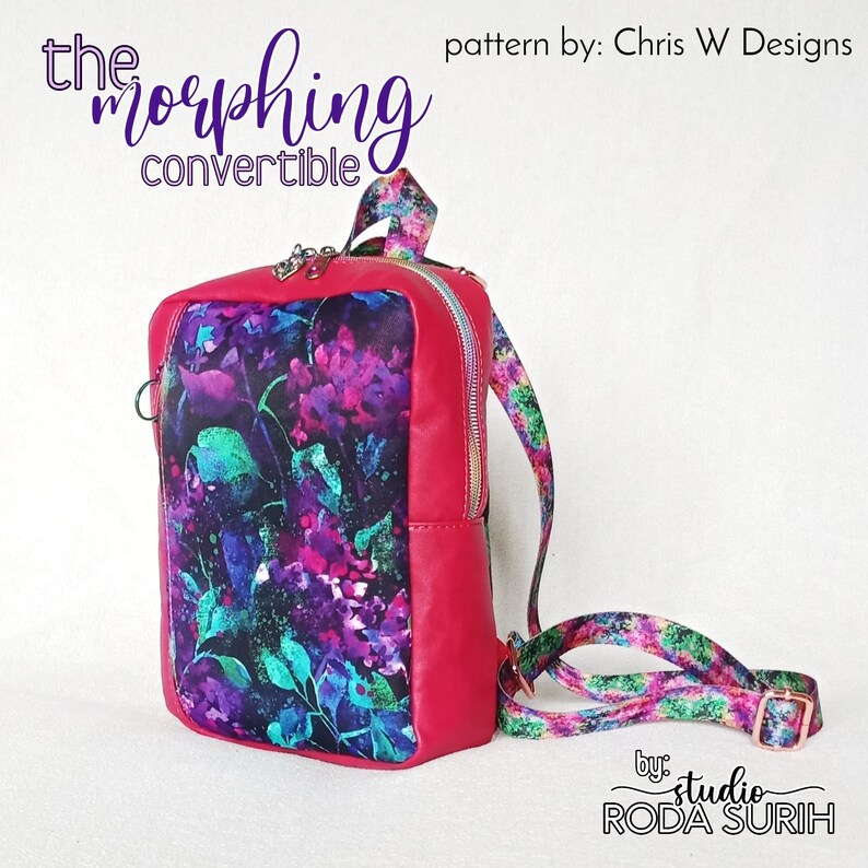 PDF Convertible Bag Sewing Pattern for a Backpack or Crossbody - Etsy