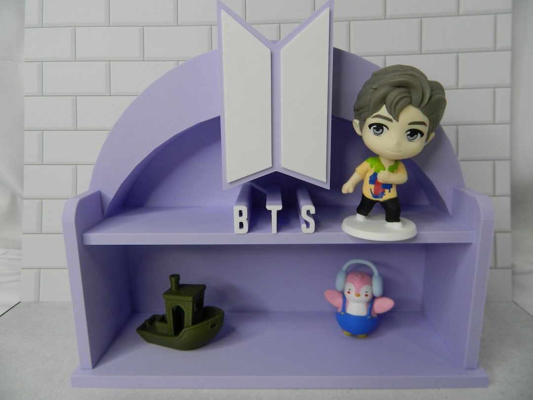 BTS Desk Shelf: K-pop Inspired 3D Printed Desk Wall Office Home Decor ...