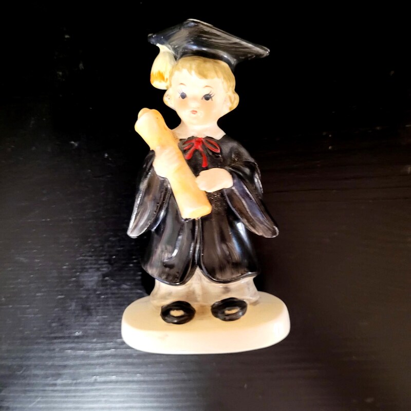 Lefton Graduation Figurine - Etsy