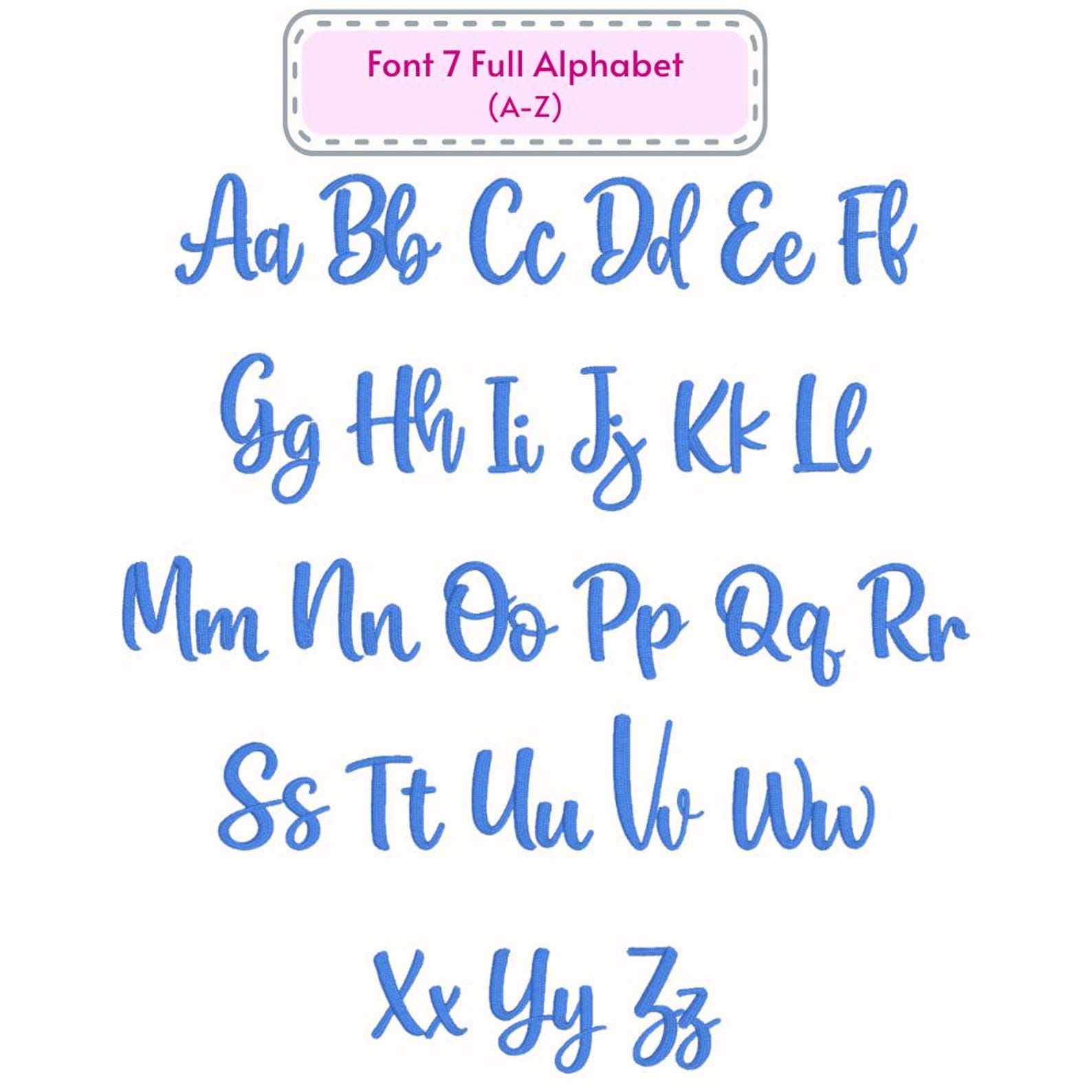 10 Modern Embroidery Font Bundle + BX Script Cursive Farmhouse Block ...