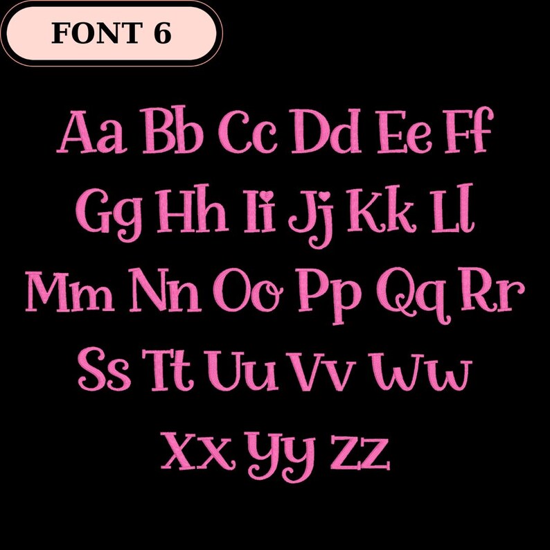 10 Embroidery Font Bundle - Handwritten Script and Block Alphabet ...