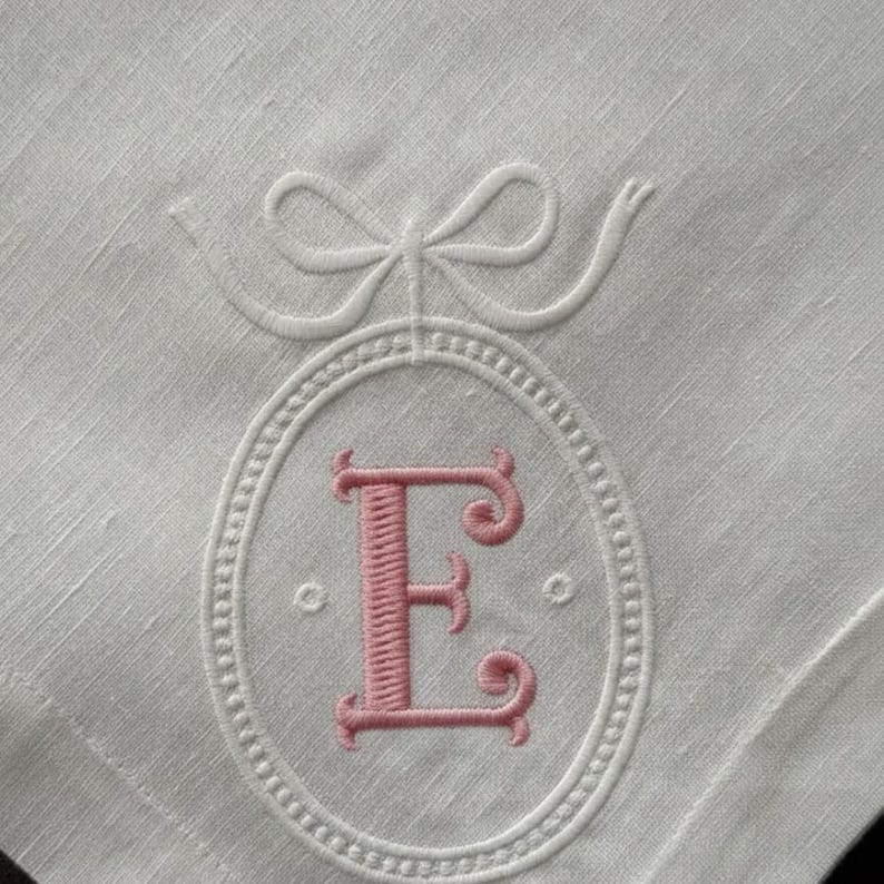 Fishtail Machine Embroidery Monogram Font in 6 Sizes INSTANT DOWNLOAD ...