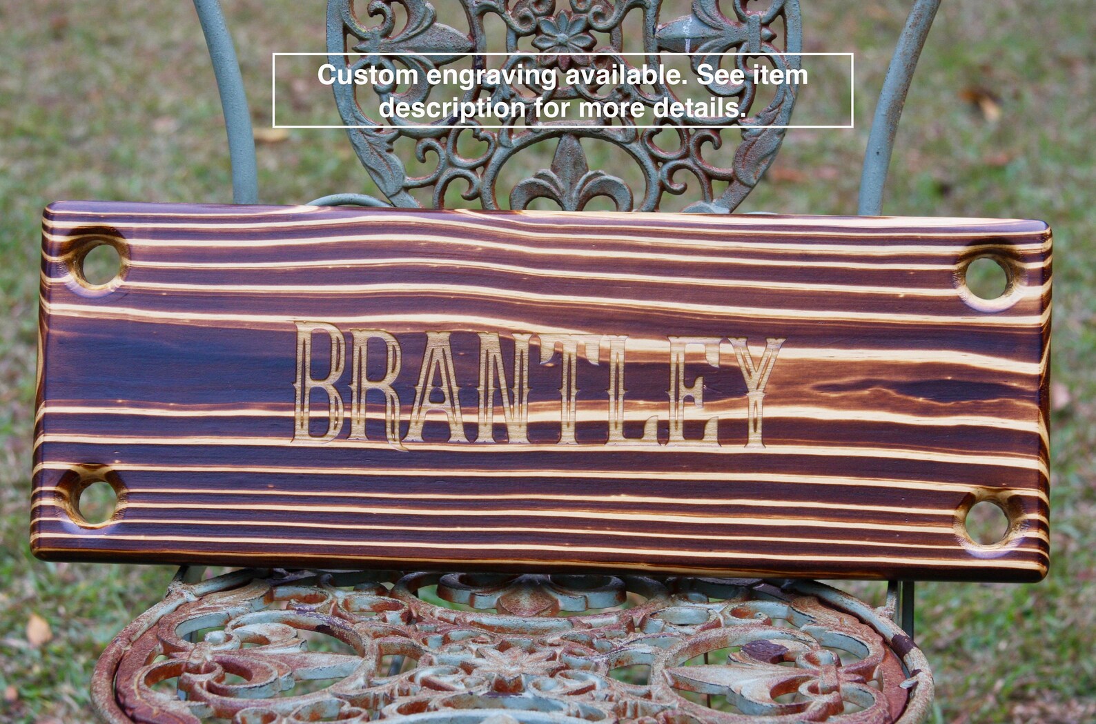 Handcrafted Wooden Tree Swing Natural or Charred Rope - Etsy