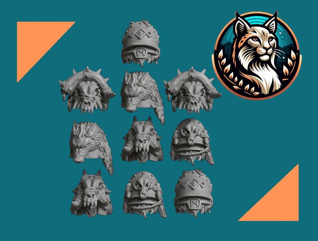 Space Wolves Conversion Kit – Compatible With Warhammer 40k Upgrade ...