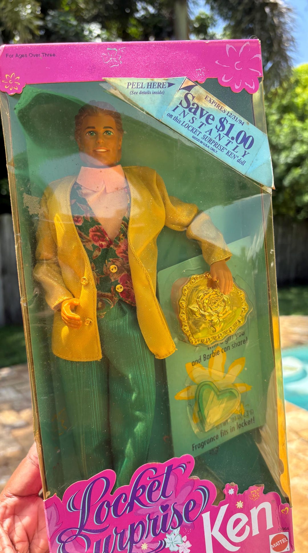 Barbie 1993 Locket Surprise Ken Barbie Worn Box 10964 Unopened - Etsy
