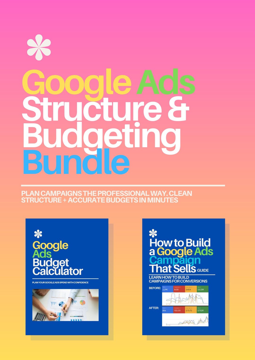Google Ads Structure & Budgeting Bundle: Plan Campaigns, Allocate Spend ...