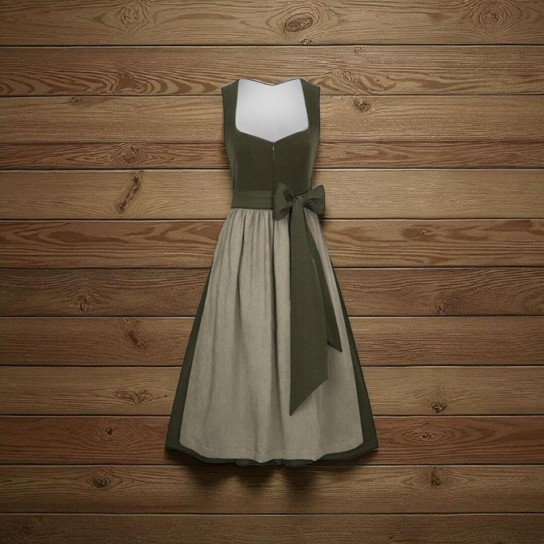 Elegant Vintage Dirndl Dress | Traditional Oktoberfest Outfit ...