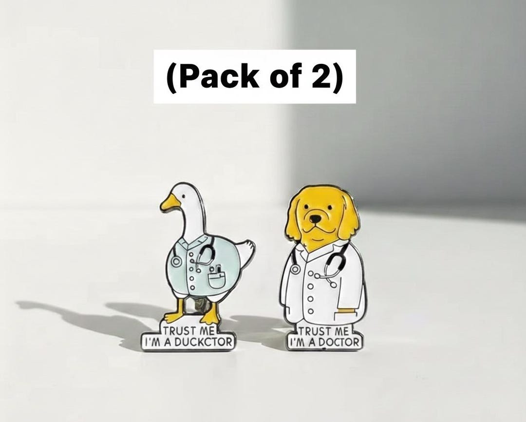 Doctor Enamel Pin | Funny Medical Gift | Collar Pin| Lapel Pin | Brooch ...