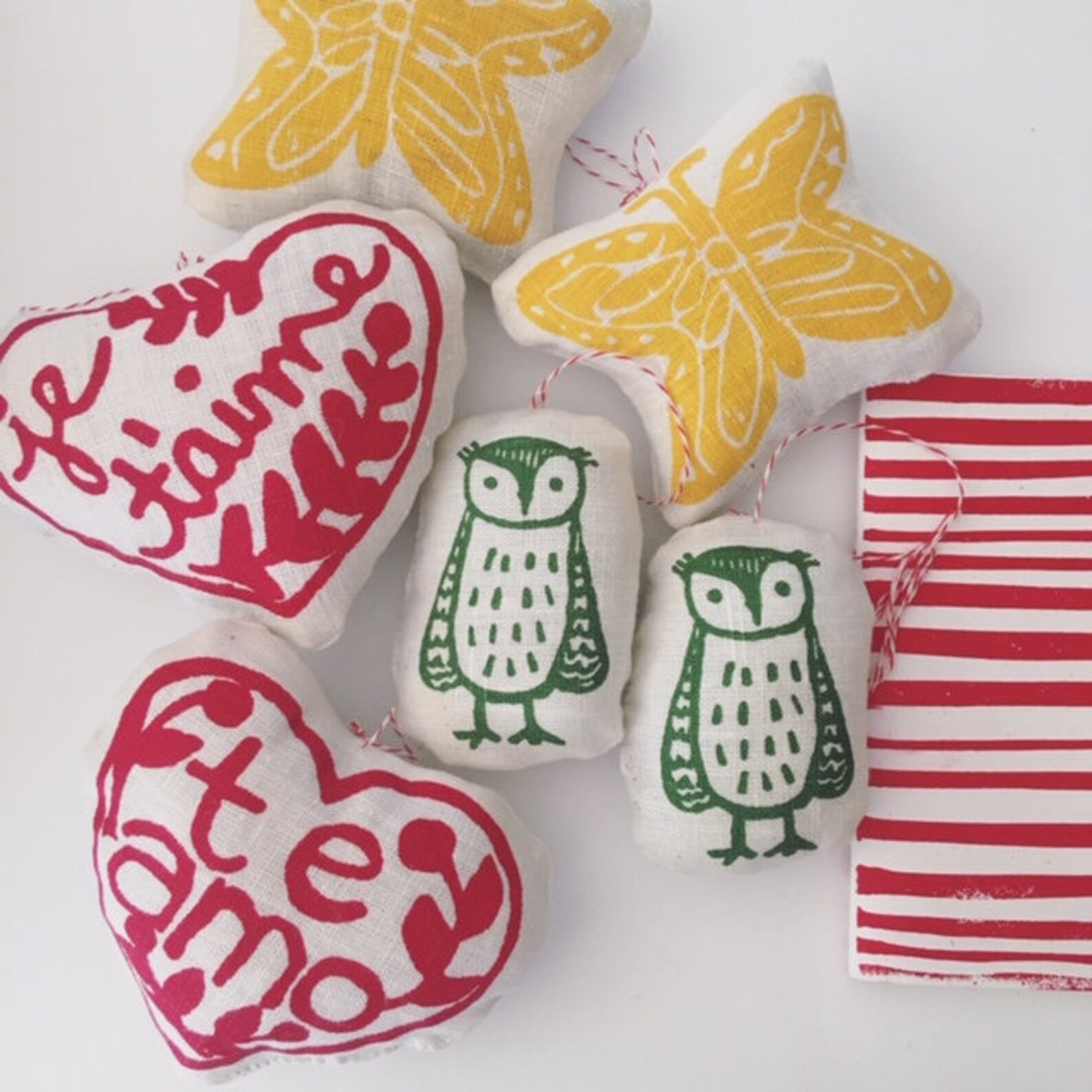 Heart Shaped Sachet Je T'aime Te Amo French Language - Etsy