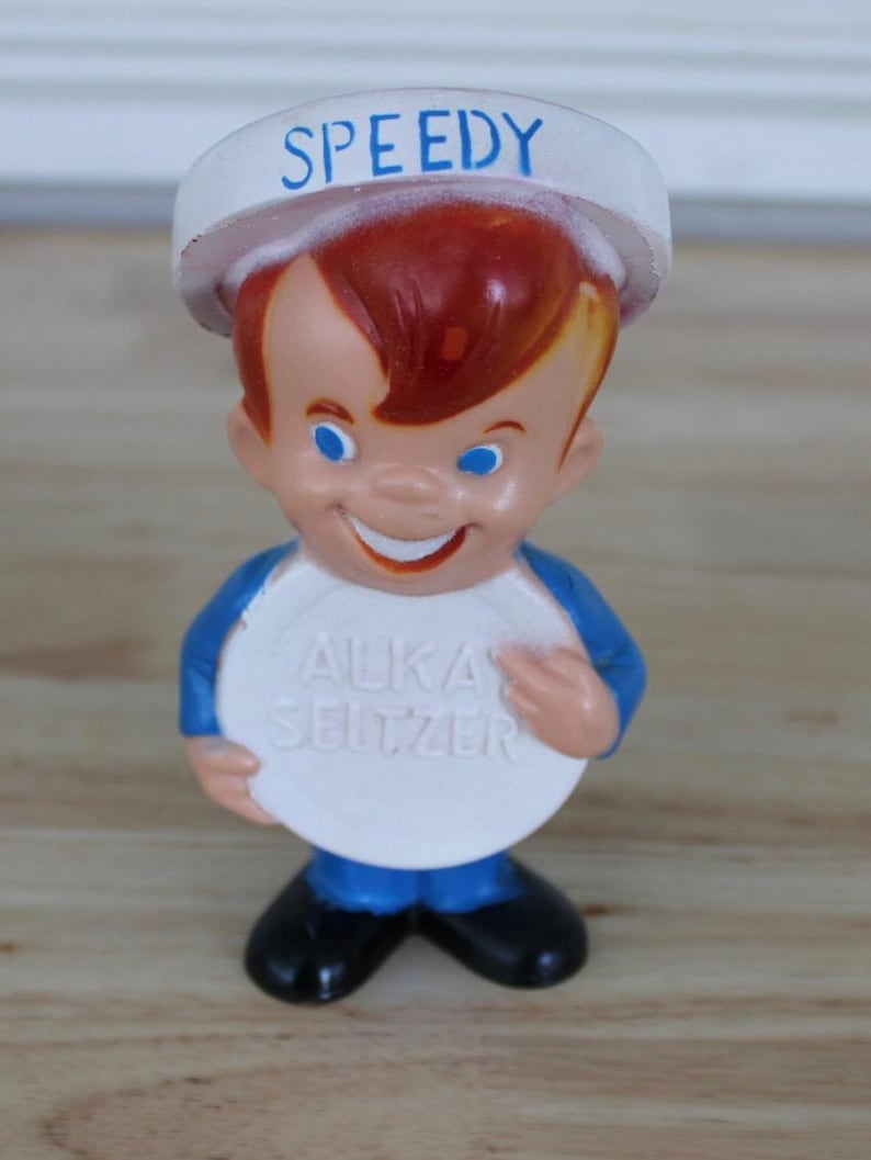 Vintage Speedy Alka-seltzer Coin Bank – 1960s Advertising Mascot - Etsy