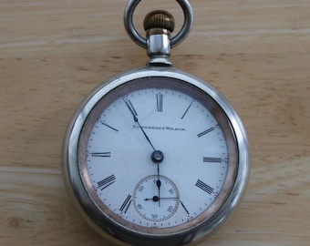 Antique Elgin Pocket Watch — 1903 Lungreen & Wilson — 15-jewel Movement ...