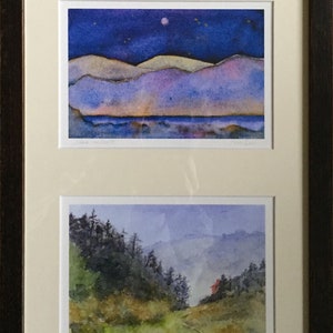 Mountain Trilogy Framed Print - Etsy