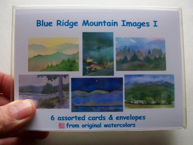 Boxed Cards - Blue Ridge Mountain Images I - Etsy