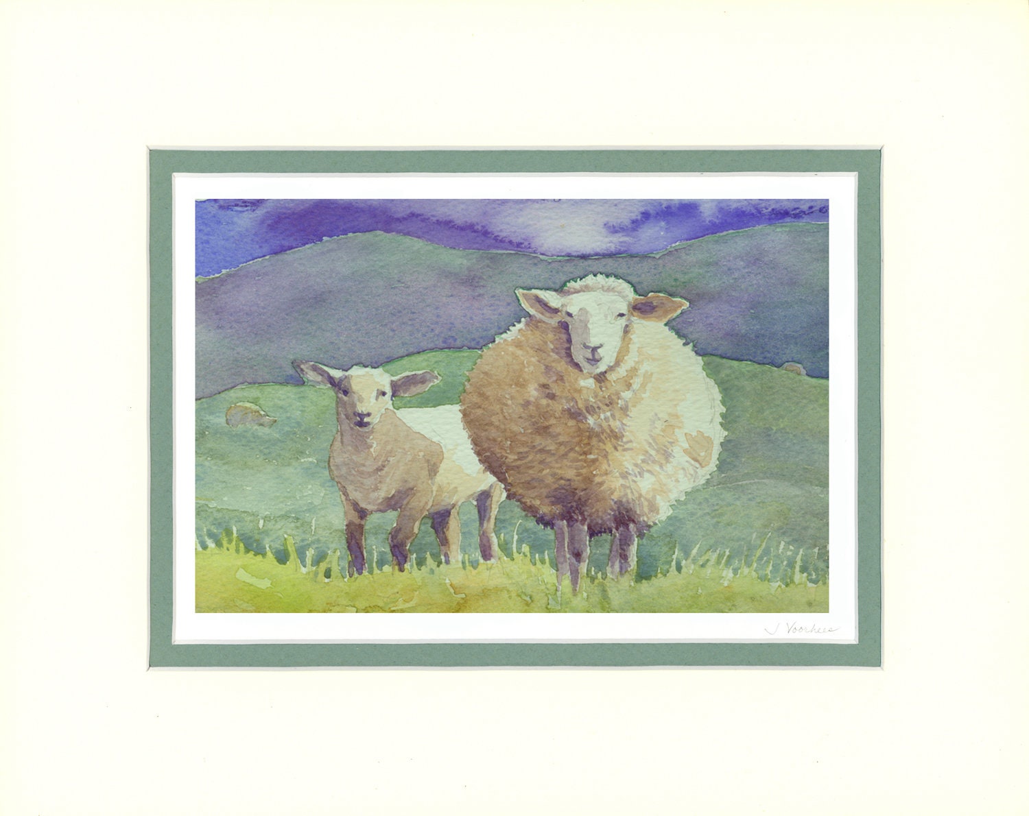 Fat Sheep 8x10 Matted Reproduction - Etsy