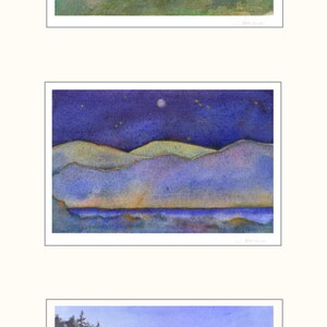 Mountain Trilogy Framed Print - Etsy