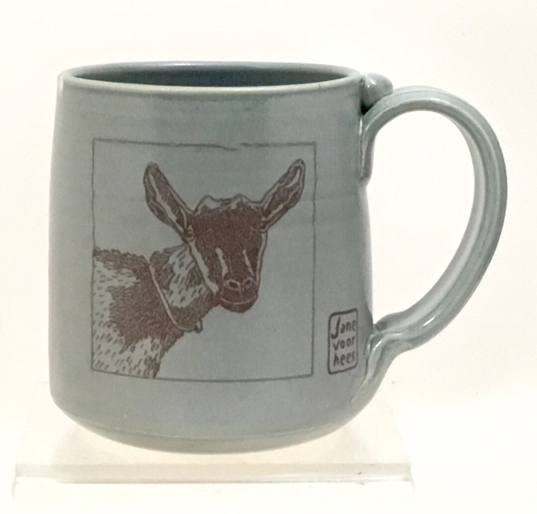 Goat matilda Mug Handmade Stoneware 10 Ounce Mug - Etsy