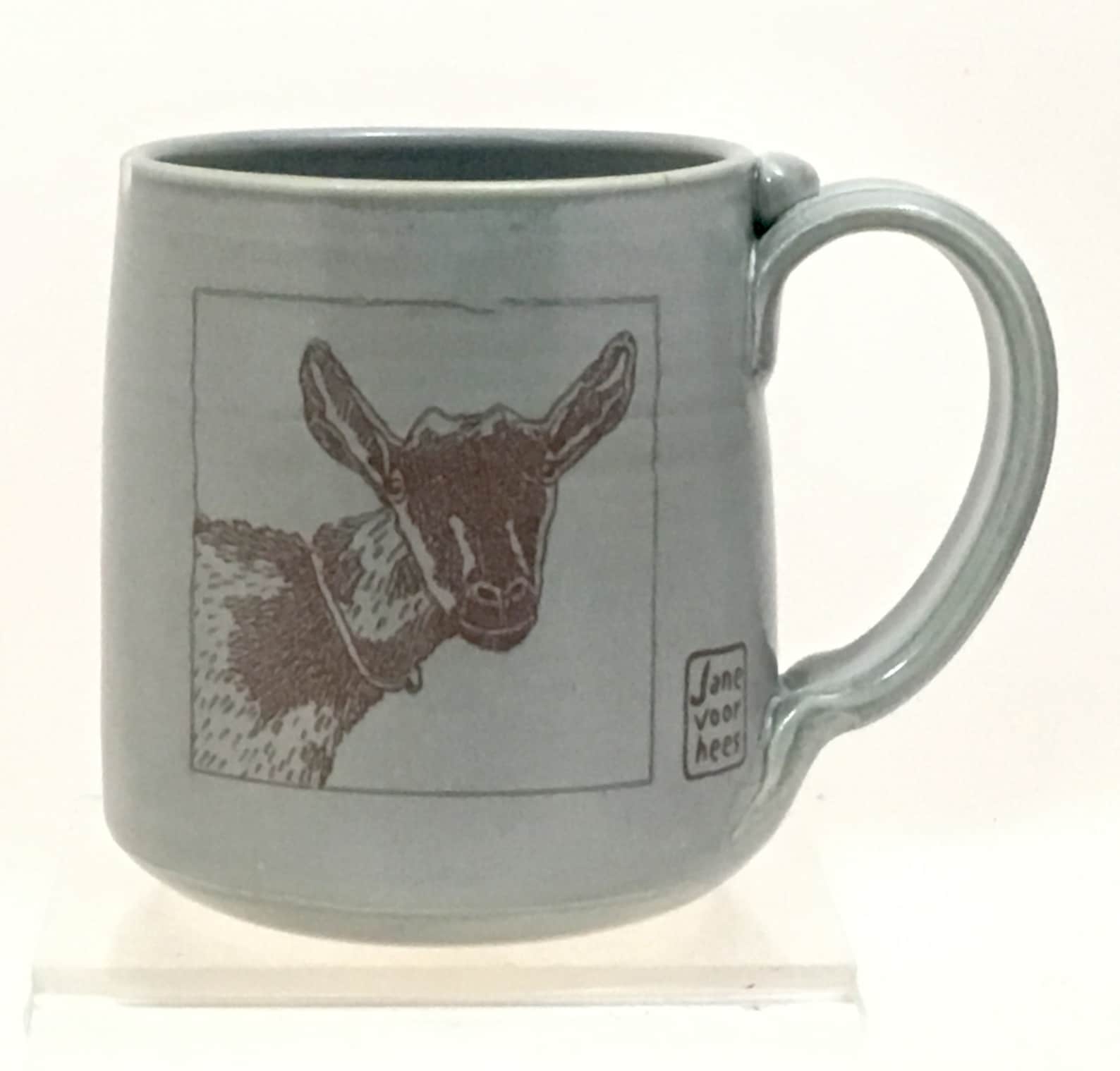 Goat matilda Mug Handmade Stoneware 10 Ounce Mug - Etsy