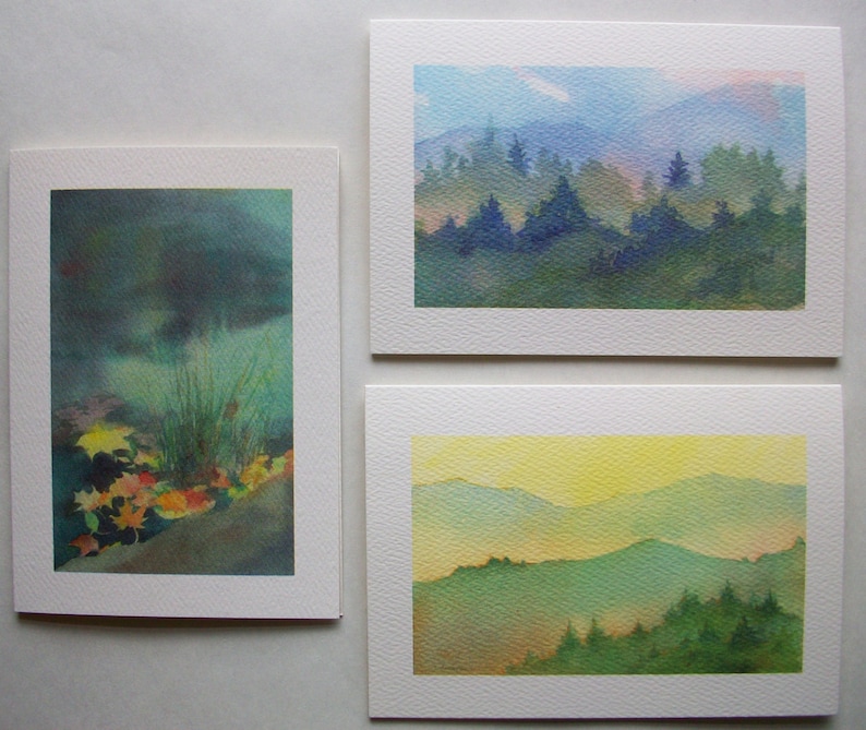 Boxed Cards - Blue Ridge Mountain Images I - Etsy