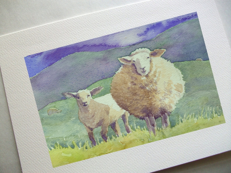 Fat Sheep - Card - Etsy