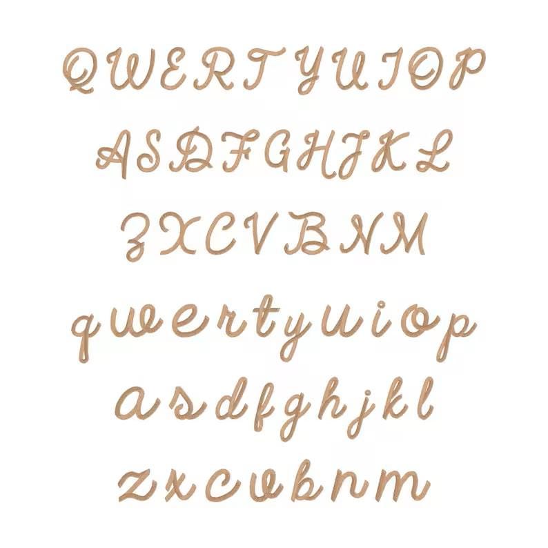 Cactus Rope Embroidery Font, Western Script Alphabet for Machine, Rodeo ...
